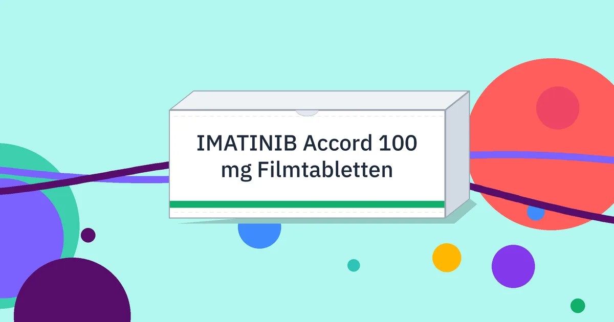 Symbolbild: Packung mit der Aufschrift IMATINIB Accord 100 mg Filmtabletten (PZN 18400421) – Verfügbarkeit und Bezug in Apotheken in Frankfurt am Main