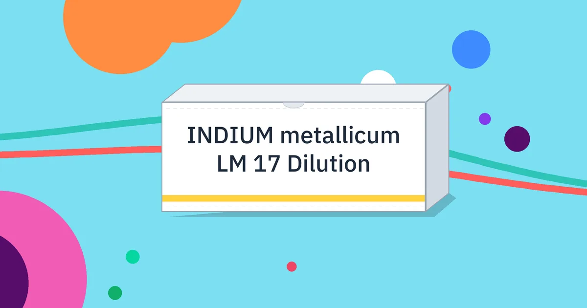 Symbolbild: Packung mit der Aufschrift INDIUM metallicum LM 17 Dilution (PZN 12912628) – Verfügbarkeit und Bezug in Apotheken in Frankfurt am Main