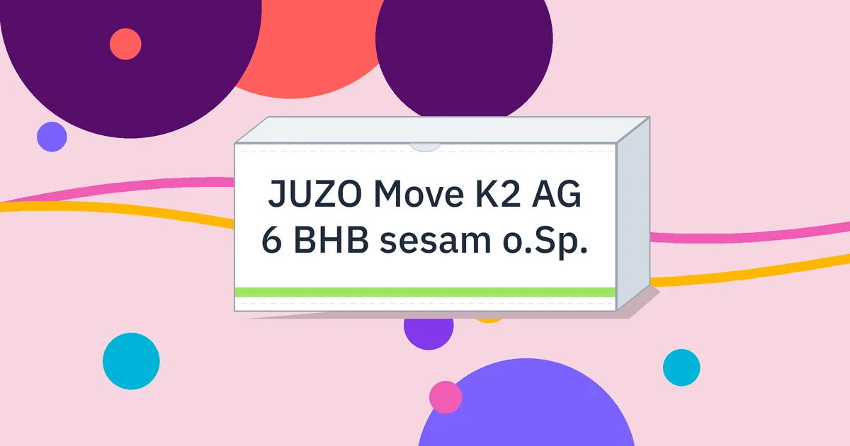 Symbolbild: Packung mit der Aufschrift JUZO Move K2 AG 6 BHB sesam o.Sp. (PZN 18526286) – Verfügbarkeit und Bezug in Apotheken in Frankfurt am Main