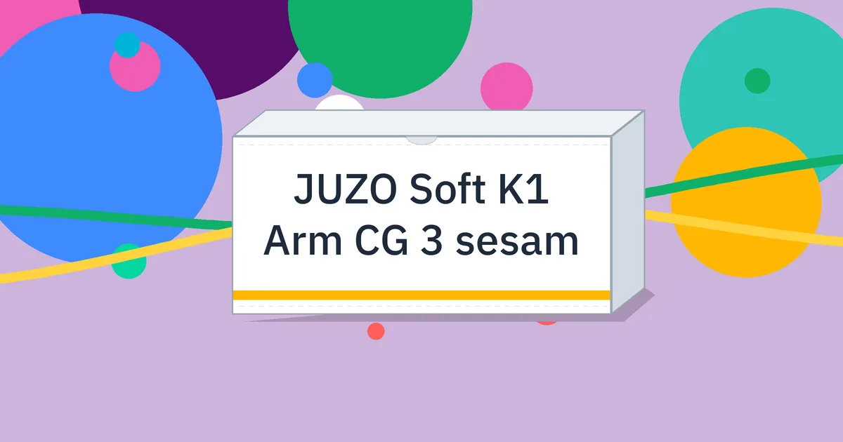 Symbolbild: Packung mit der Aufschrift JUZO Soft K1 Arm CG 3 sesam (PZN 15508307) – Verfügbarkeit und Bezug in Apotheken in Frankfurt am Main