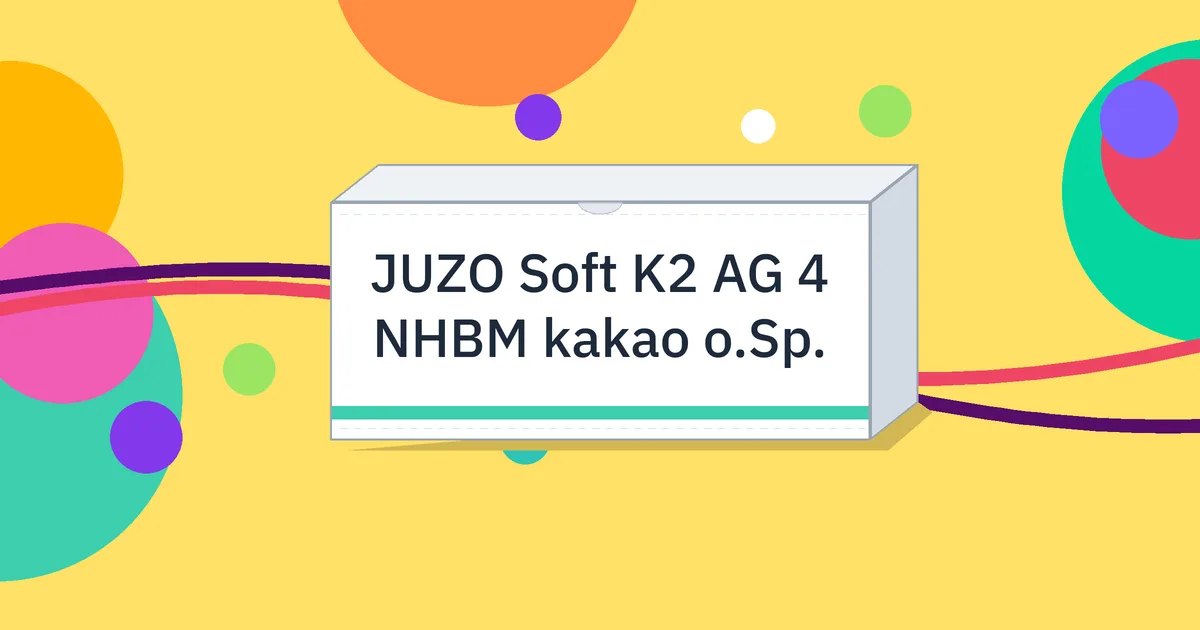 Symbolbild: Packung mit der Aufschrift JUZO Soft K2 AG 4 NHBM kakao o.Sp. (PZN 14997250) – Verfügbarkeit und Bezug in Apotheken in Frankfurt am Main