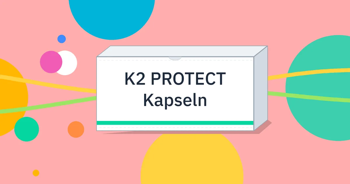 Symbolbild: Packung mit der Aufschrift K2 PROTECT Kapseln (PZN 12895054) – Verfügbarkeit und Bezug in Apotheken in Frankfurt am Main