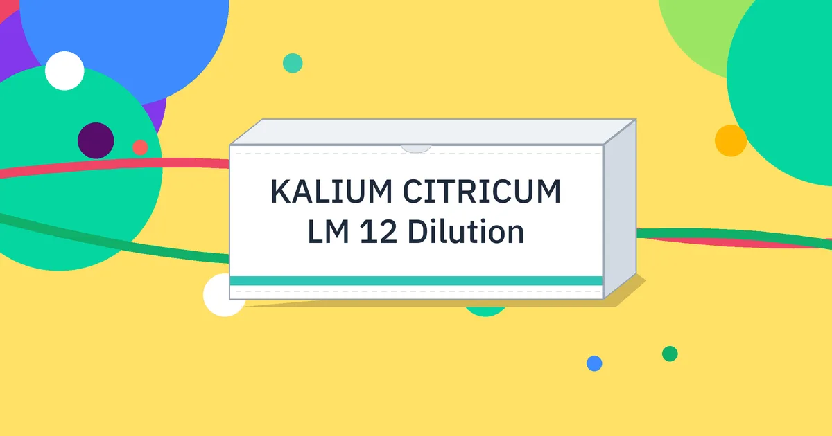 Symbolbild: Packung mit der Aufschrift KALIUM CITRICUM LM 12 Dilution (PZN 12920131) – Verfügbarkeit und Bezug in Apotheken in Frankfurt am Main