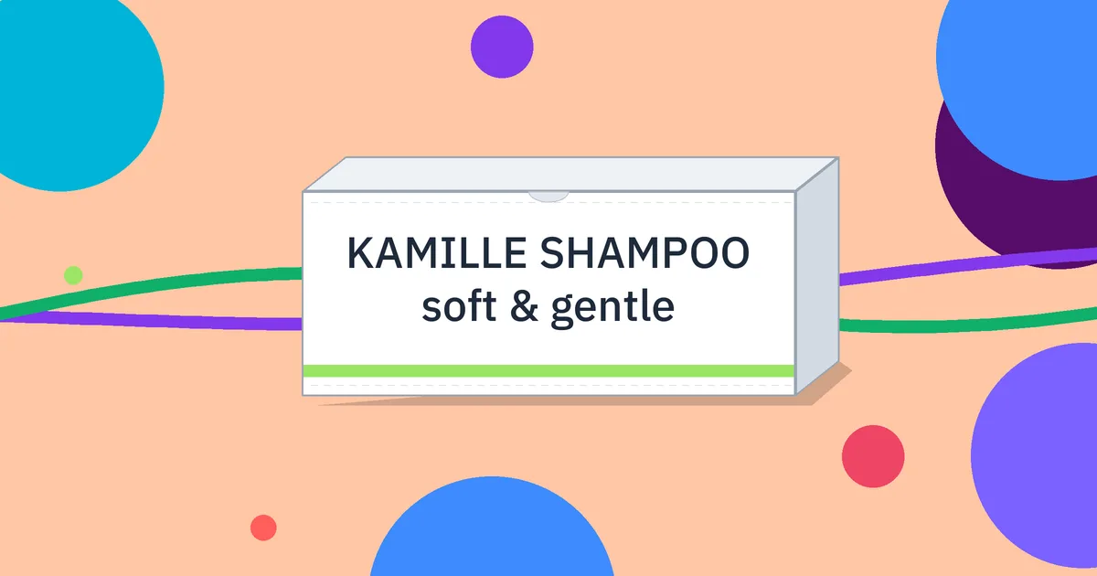 Symbolbild: Packung mit der Aufschrift KAMILLE SHAMPOO soft & gentle (PZN 08846831) – Verfügbarkeit und Bezug in Apotheken in Frankfurt am Main