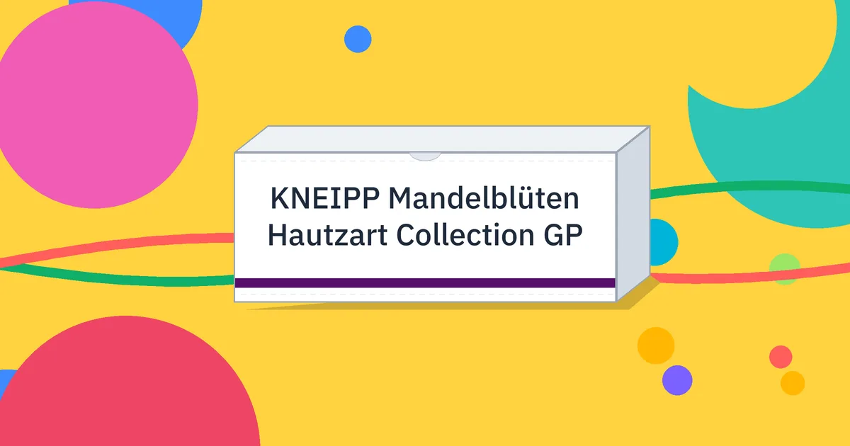 Symbolbild: Packung mit der Aufschrift KNEIPP Mandelblüten Hautzart Collection GP (PZN 18312510) – Verfügbarkeit und Bezug in Apotheken in Frankfurt am Main