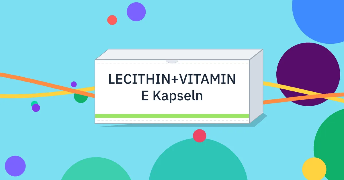 Symbolbild: Packung mit der Aufschrift LECITHIN+VITAMIN E Kapseln (PZN 10125760) – Verfügbarkeit und Bezug in Apotheken in Frankfurt am Main