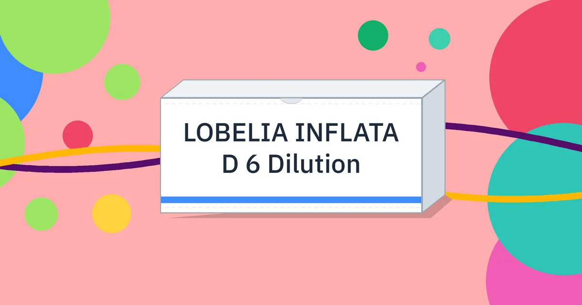 Symbolbild: Packung mit der Aufschrift LOBELIA INFLATA D 6 Dilution (PZN 02617147) – Verfügbarkeit und Bezug in Apotheken in Frankfurt am Main