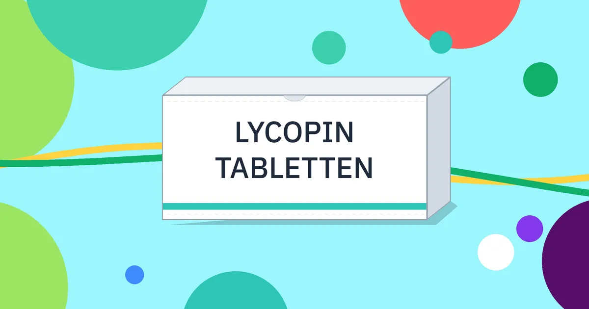 Symbolbild: Packung mit der Aufschrift LYCOPIN TABLETTEN (PZN 02248425) – Verfügbarkeit und Bezug in Apotheken in Frankfurt am Main