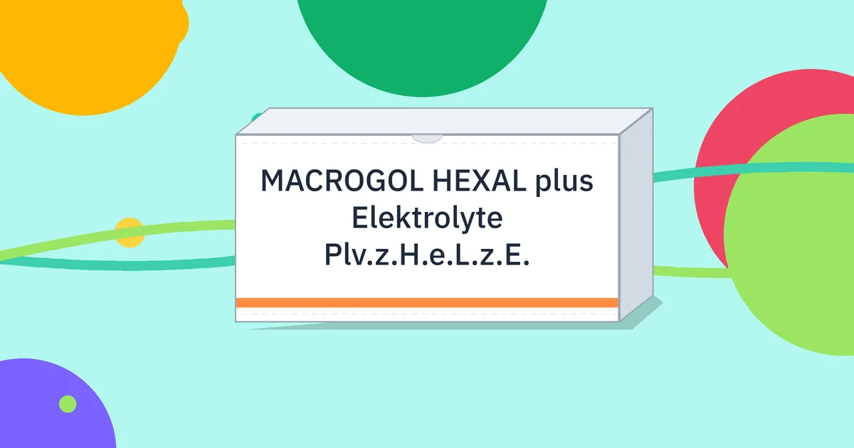 Symbolbild: Packung mit der Aufschrift MACROGOL HEXAL plus Elektrolyte Plv.z.H.e.L.z.E. (PZN 10041661) – Verfügbarkeit und Bezug in Apotheken in Frankfurt am Main
