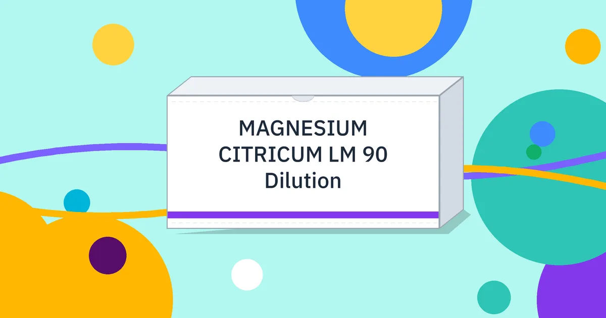 Symbolbild: Packung mit der Aufschrift MAGNESIUM CITRICUM LM 90 Dilution (PZN 13764957) – Verfügbarkeit und Bezug in Apotheken in Frankfurt am Main
