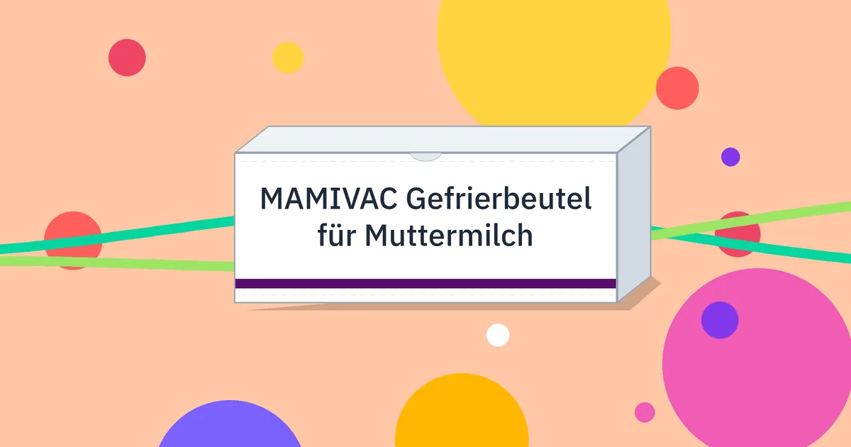 Symbolbild: Packung mit der Aufschrift MAMIVAC Gefrierbeutel für Muttermilch (PZN 01279777) – Verfügbarkeit und Bezug in Apotheken in Frankfurt am Main