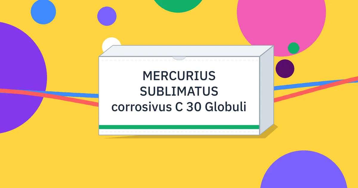 Symbolbild: Packung mit der Aufschrift MERCURIUS SUBLIMATUS corrosivus C 30 Globuli (PZN 04227545) – Verfügbarkeit und Bezug in Apotheken in Frankfurt am Main