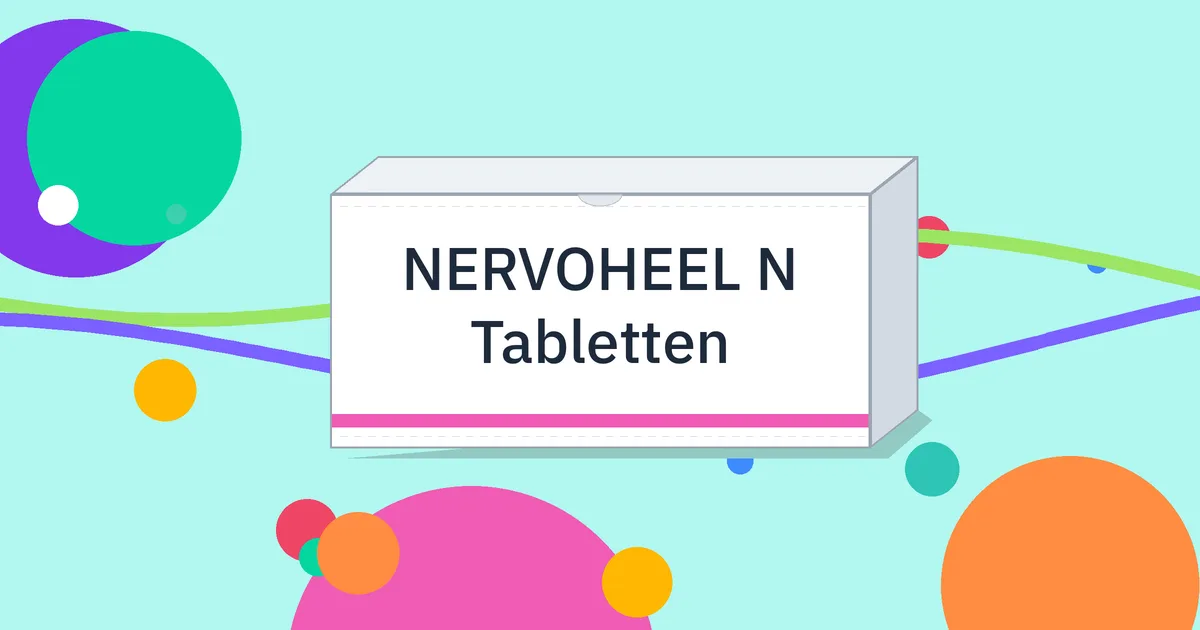Symbolbild: Packung mit der Aufschrift NERVOHEEL N Tabletten (PZN 08484434) – Verfügbarkeit und Bezug in Apotheken in Frankfurt am Main