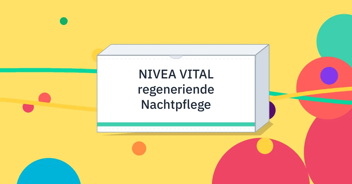 Symbolbild: Packung mit der Aufschrift NIVEA VITAL regeneriende Nachtpflege (PZN 18207227) – Verfügbarkeit und Bezug in Apotheken in Frankfurt am Main