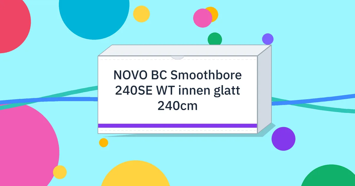 Symbolbild: Packung mit der Aufschrift NOVO BC Smoothbore 240SE WT innen glatt 240cm (PZN 18490973) – Verfügbarkeit und Bezug in Apotheken in Frankfurt am Main