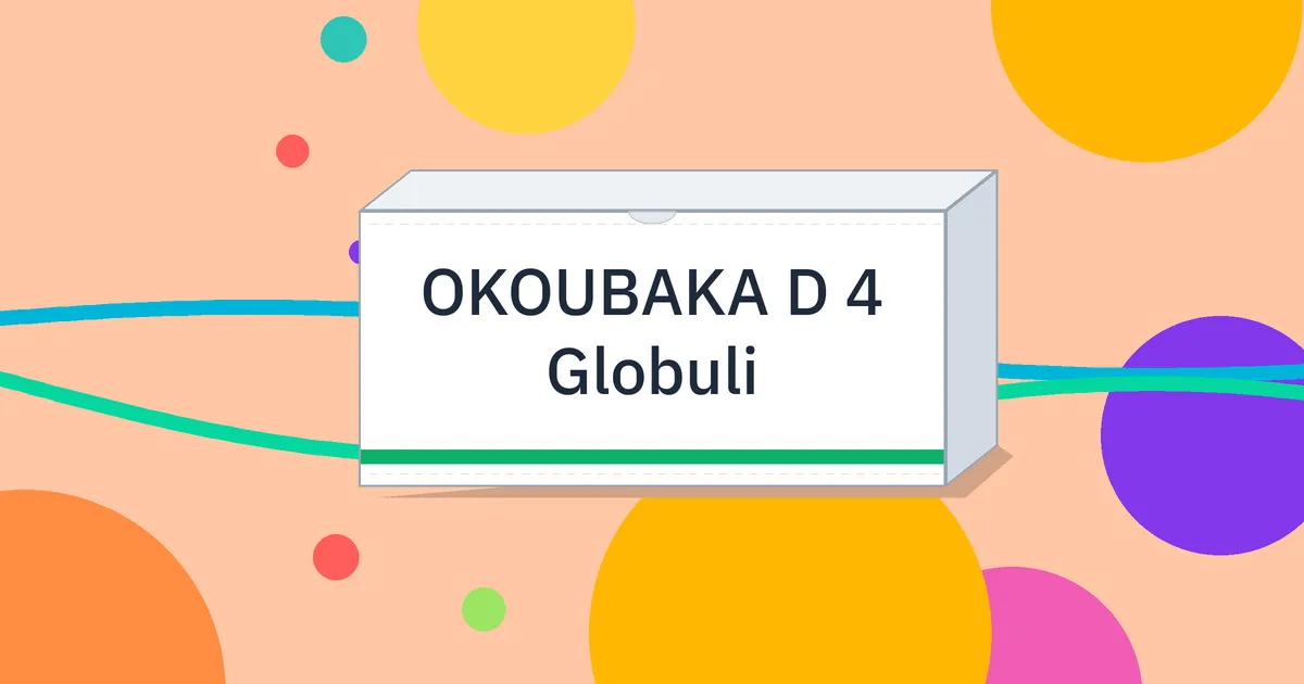 Symbolbild: Packung mit der Aufschrift OKOUBAKA D 4 Globuli (PZN 03486411) – Verfügbarkeit und Bezug in Apotheken in Frankfurt am Main