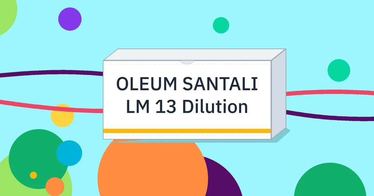 Symbolbild: Packung mit der Aufschrift OLEUM SANTALI LM 13 Dilution (PZN 13623300) – Verfügbarkeit und Bezug in Apotheken in Frankfurt am Main