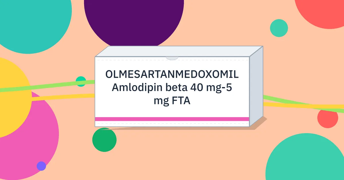 Symbolbild: Packung mit der Aufschrift OLMESARTANMEDOXOMIL Amlodipin beta 40 mg-5 mg FTA (PZN 13913305) – Verfügbarkeit und Bezug in Apotheken in Frankfurt am Main