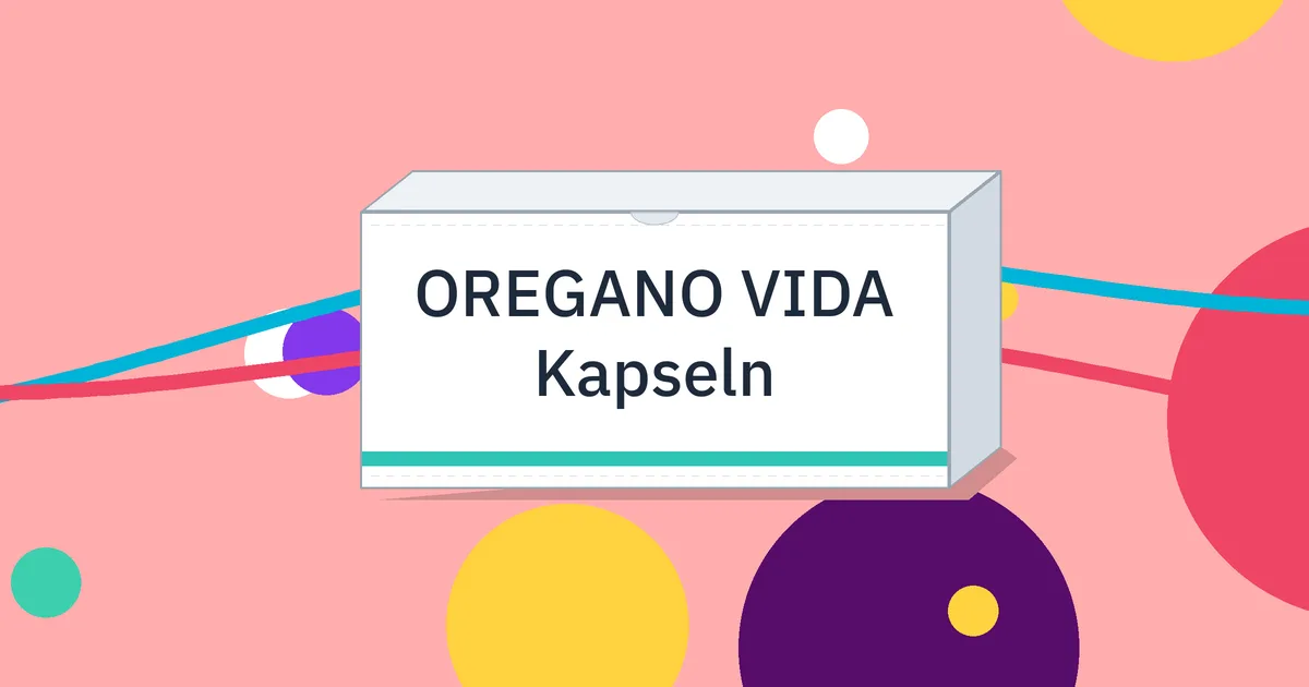 Symbolbild: Packung mit der Aufschrift OREGANO VIDA Kapseln (PZN 16147260) – Verfügbarkeit und Bezug in Apotheken in Frankfurt am Main