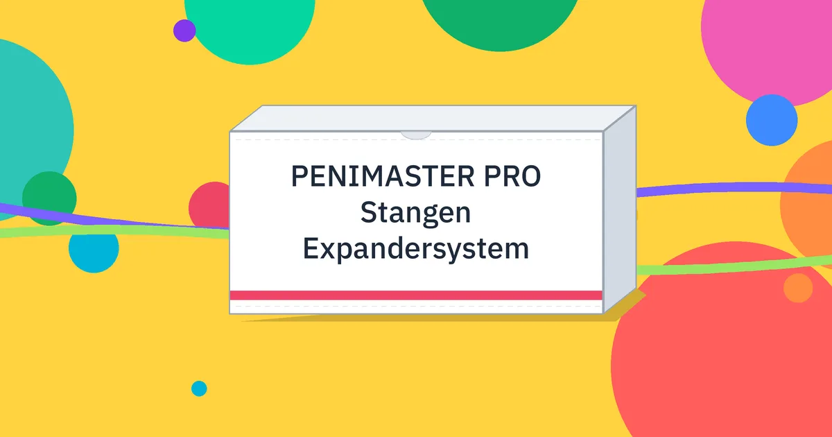 Symbolbild: Packung mit der Aufschrift PENIMASTER PRO Stangen Expandersystem (PZN 09380323) – Verfügbarkeit und Bezug in Apotheken in Frankfurt am Main