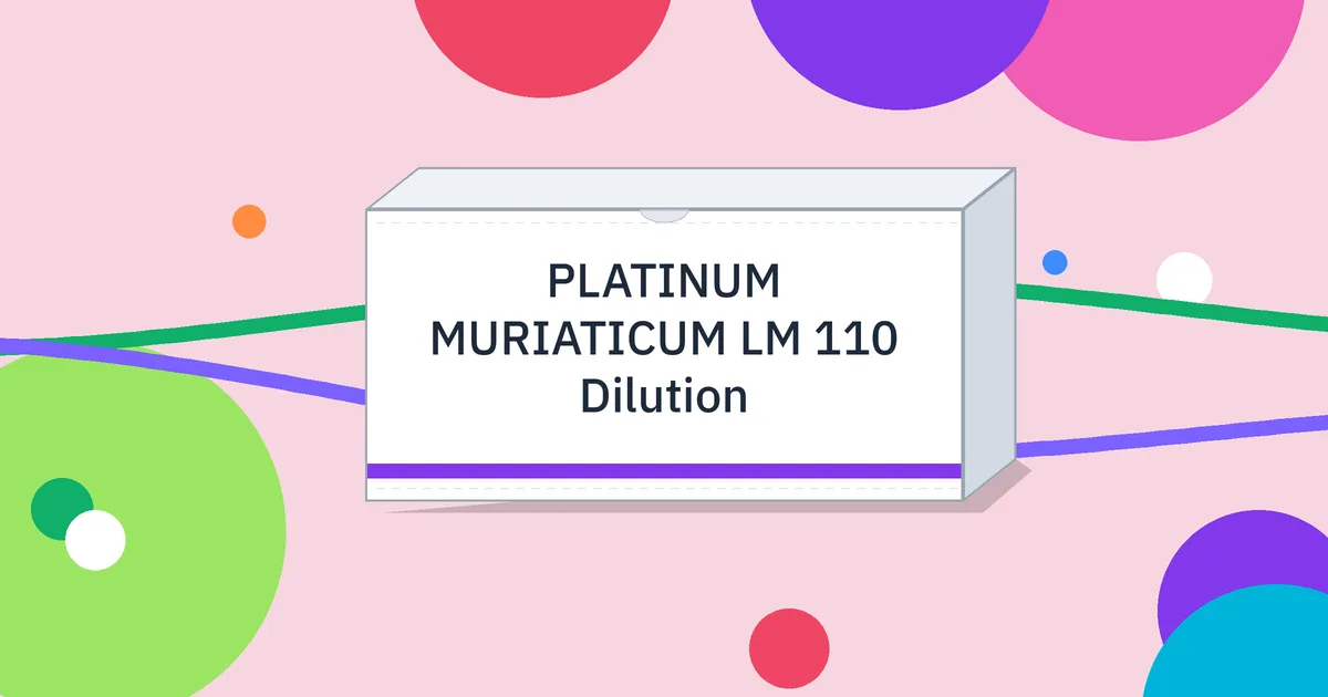 Symbolbild: Packung mit der Aufschrift PLATINUM MURIATICUM LM 110 Dilution (PZN 13648352) – Verfügbarkeit und Bezug in Apotheken in Frankfurt am Main