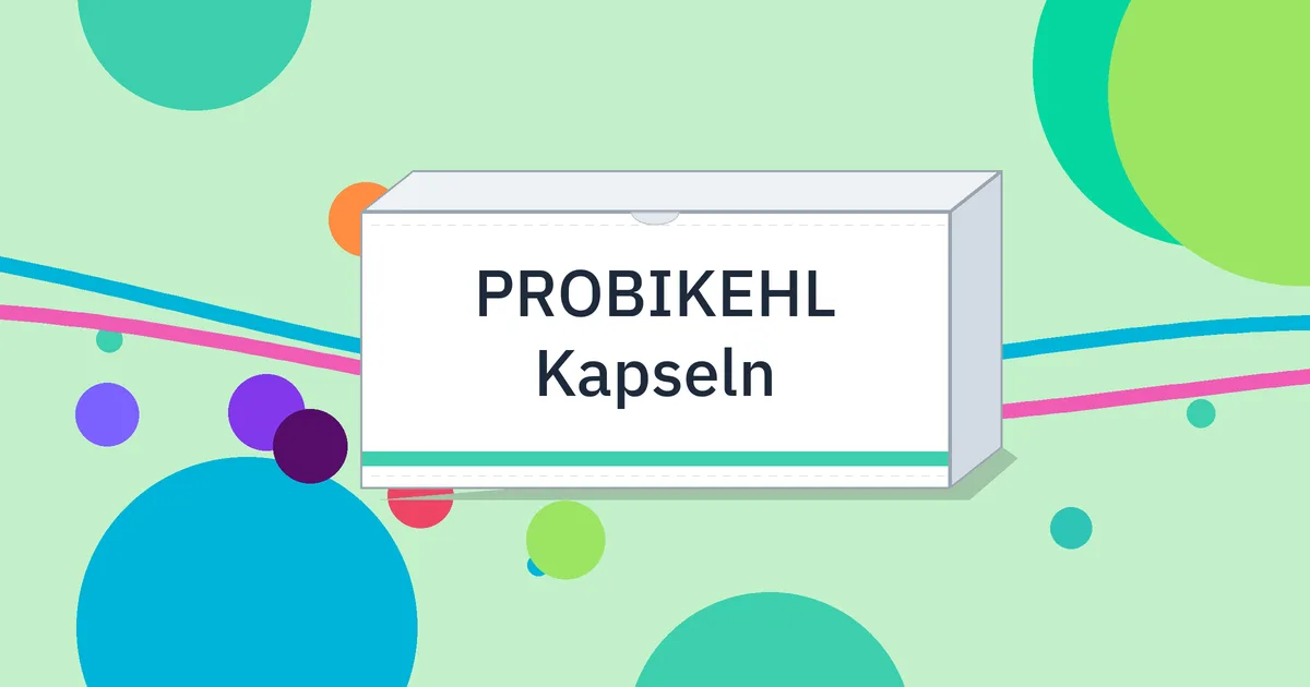 Symbolbild: Packung mit der Aufschrift PROBIKEHL Kapseln (PZN 15386117) – Verfügbarkeit und Bezug in Apotheken in Frankfurt am Main
