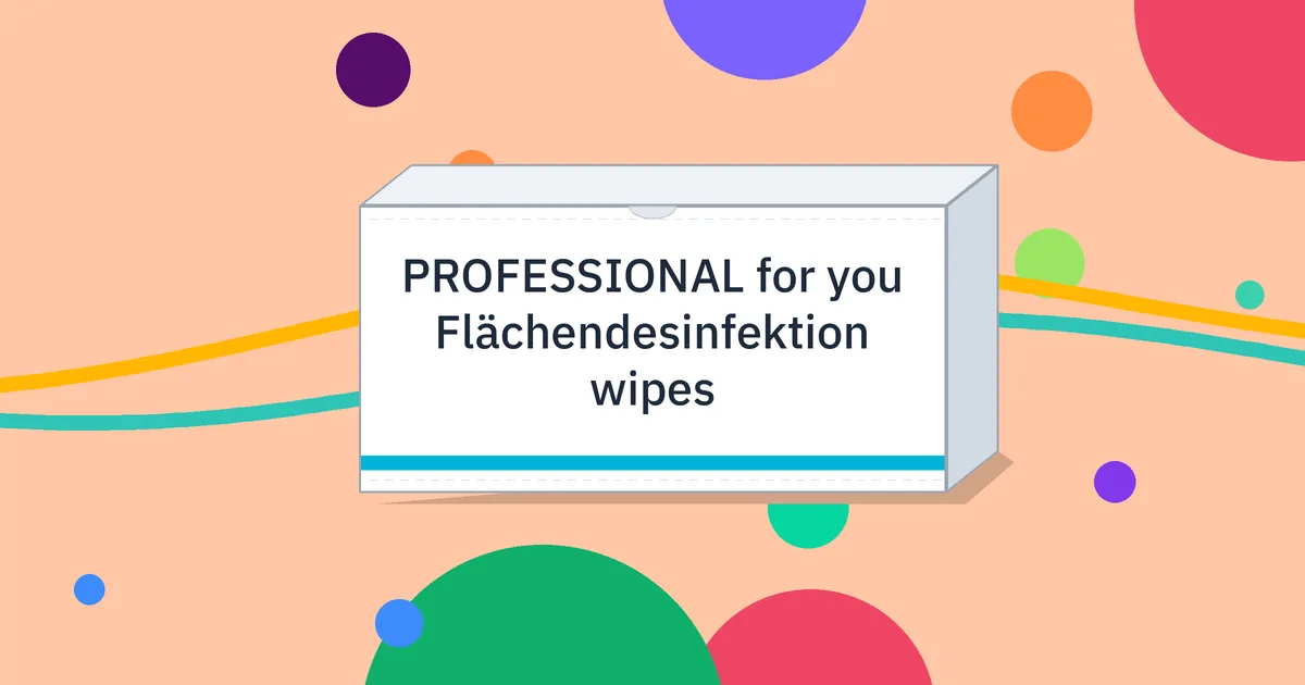 Symbolbild: Packung mit der Aufschrift PROFESSIONAL for you Flächendesinfektion wipes (PZN 19798360) – Verfügbarkeit und Bezug in Apotheken in Frankfurt am Main