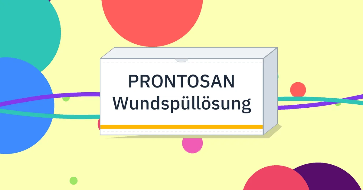 Symbolbild: Packung mit der Aufschrift PRONTOSAN Wundspüllösung (PZN 11136240) – Verfügbarkeit und Bezug in Apotheken in Frankfurt am Main