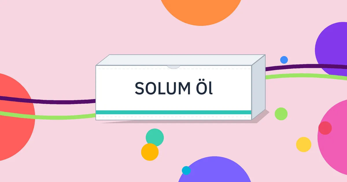Symbolbild: Packung mit der Aufschrift SOLUM Öl (PZN 01448501) – Verfügbarkeit und Bezug in Apotheken in Frankfurt am Main