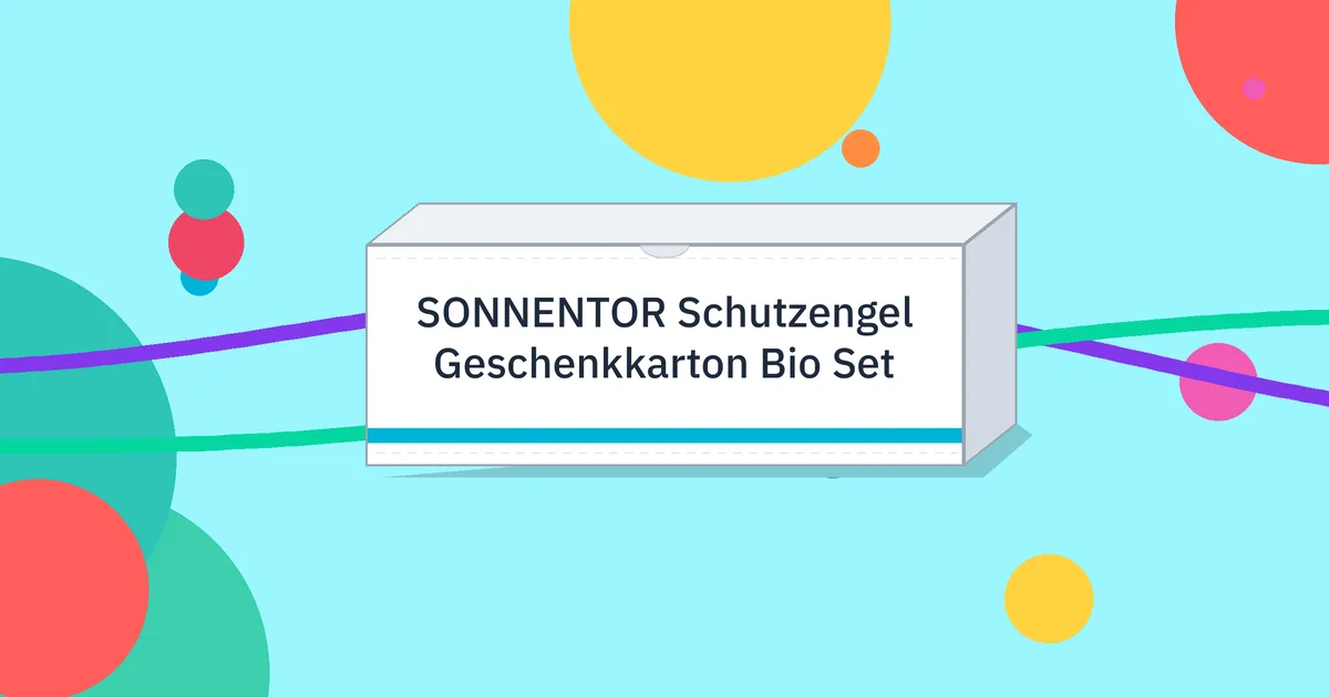 Symbolbild: Packung mit der Aufschrift SONNENTOR Schutzengel Geschenkkarton Bio Set (PZN 18903837) – Verfügbarkeit und Bezug in Apotheken in Frankfurt am Main