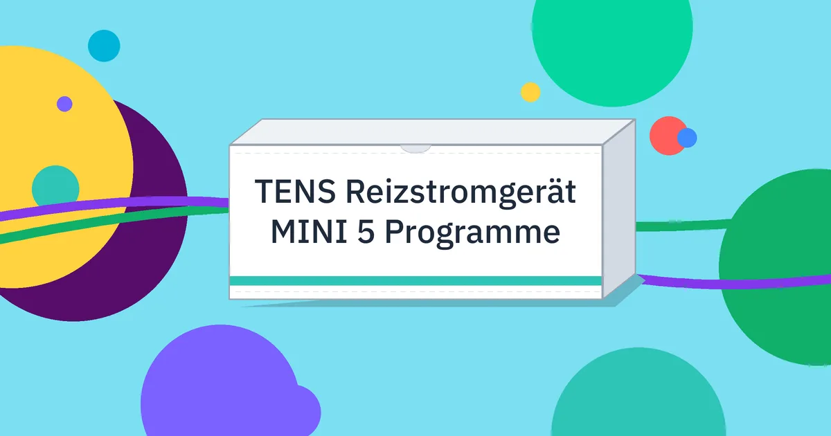 Symbolbild: Packung mit der Aufschrift TENS Reizstromgerät MINI 5 Programme (PZN 10830139) – Verfügbarkeit und Bezug in Apotheken in Frankfurt am Main