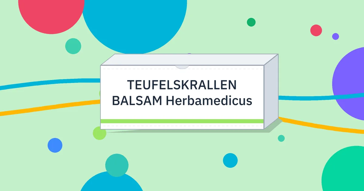Symbolbild: Packung mit der Aufschrift TEUFELSKRALLEN BALSAM Herbamedicus (PZN 00085137) – Verfügbarkeit und Bezug in Apotheken in Frankfurt am Main