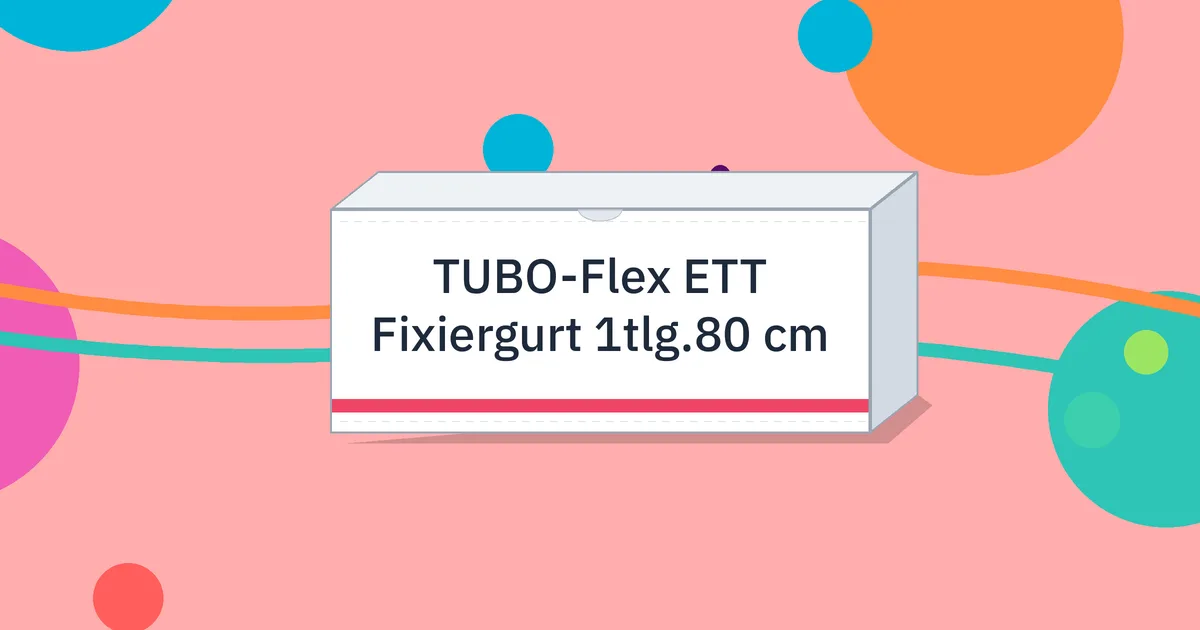 Symbolbild: Packung mit der Aufschrift TUBO-Flex ETT Fixiergurt 1tlg.80 cm (PZN 18795945) – Verfügbarkeit und Bezug in Apotheken in Frankfurt am Main