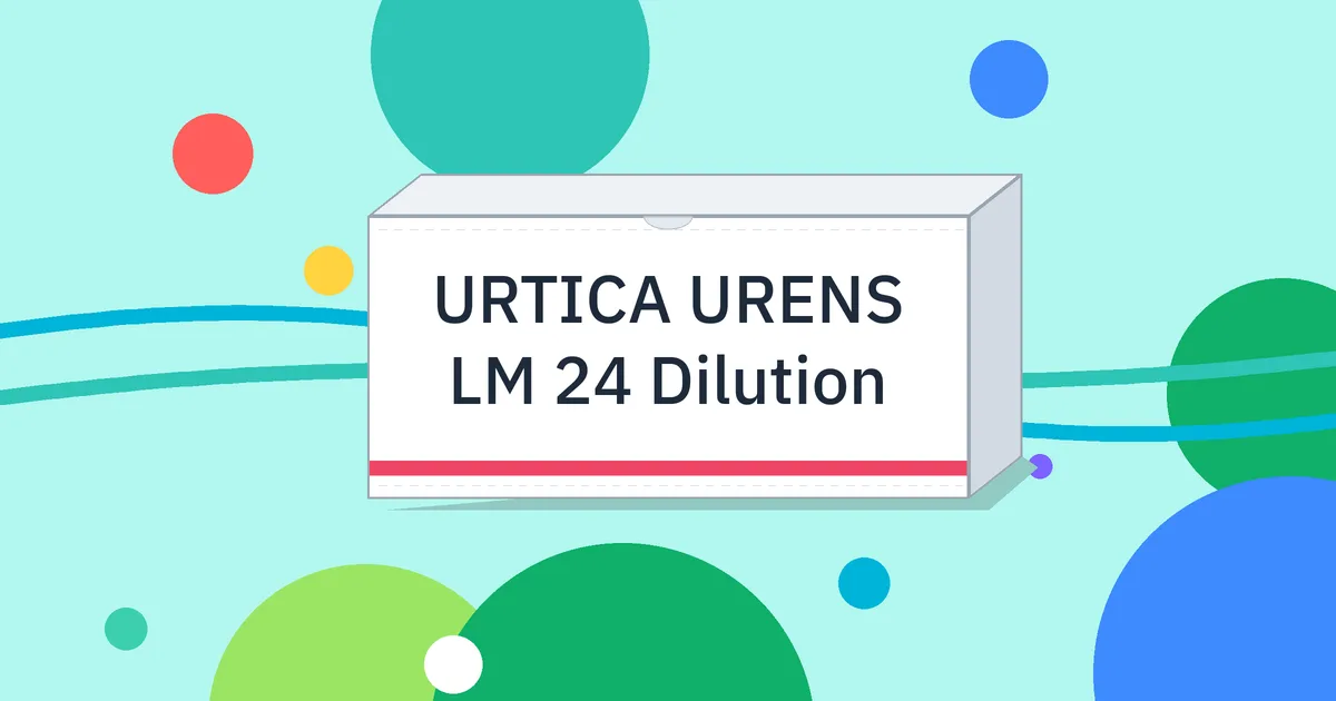Symbolbild: Packung mit der Aufschrift URTICA URENS LM 24 Dilution (PZN 09650998) – Verfügbarkeit und Bezug in Apotheken in Frankfurt am Main