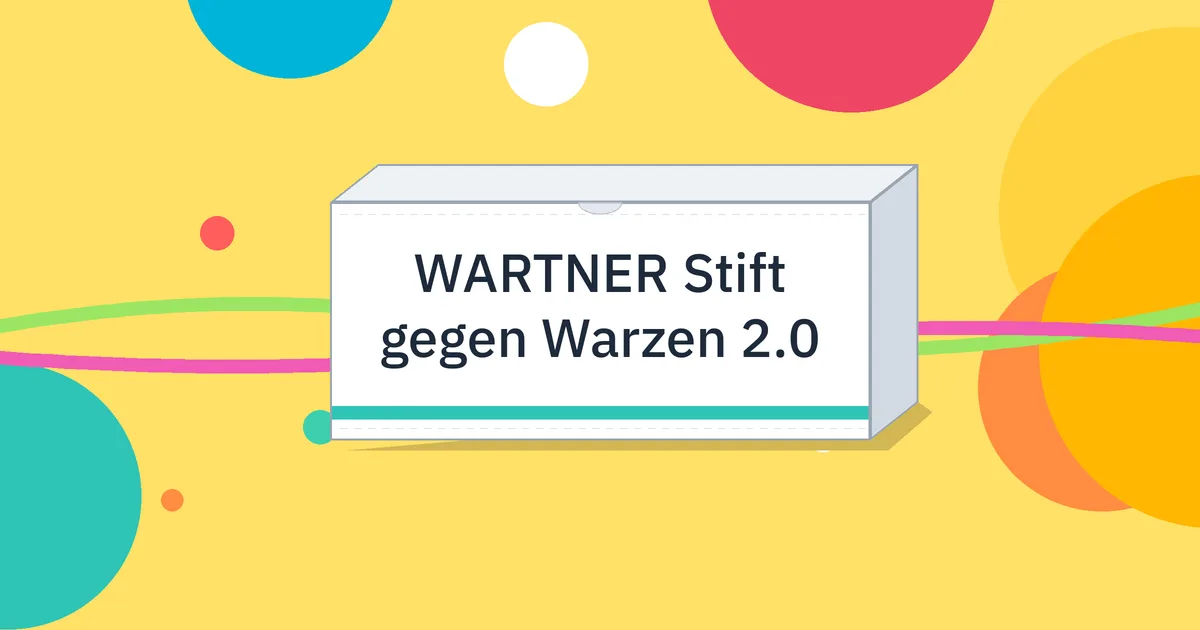 Symbolbild: Packung mit der Aufschrift WARTNER Stift gegen Warzen 2.0 (PZN 15999506) – Verfügbarkeit und Bezug in Apotheken in Frankfurt am Main