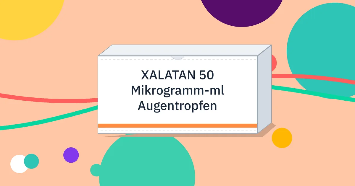 Symbolbild: Packung mit der Aufschrift XALATAN 50 Mikrogramm-ml Augentropfen (PZN 16527620) – Verfügbarkeit und Bezug in Apotheken in Frankfurt am Main