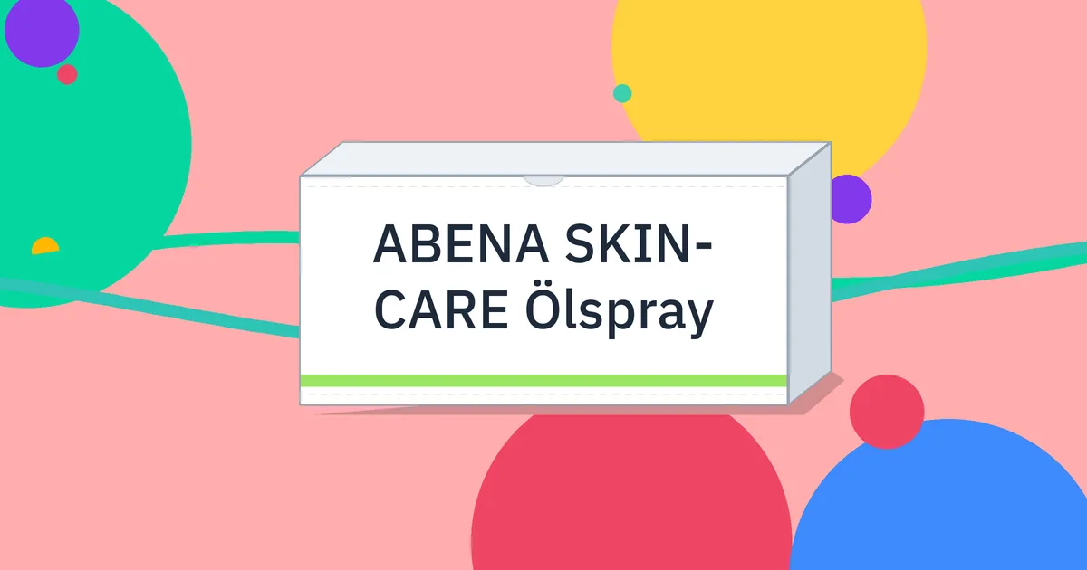 Symbolbild: Packung mit der Aufschrift ABENA SKIN-CARE Ölspray (PZN 15384437) – Verfügbarkeit und Bezug in Apotheken in Frankfurt am Main