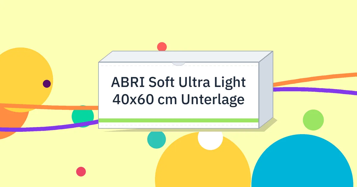 Symbolbild: Packung mit der Aufschrift ABRI Soft Ultra Light 40x60 cm Unterlage (PZN 14219239) – Verfügbarkeit und Bezug in Apotheken in Frankfurt am Main