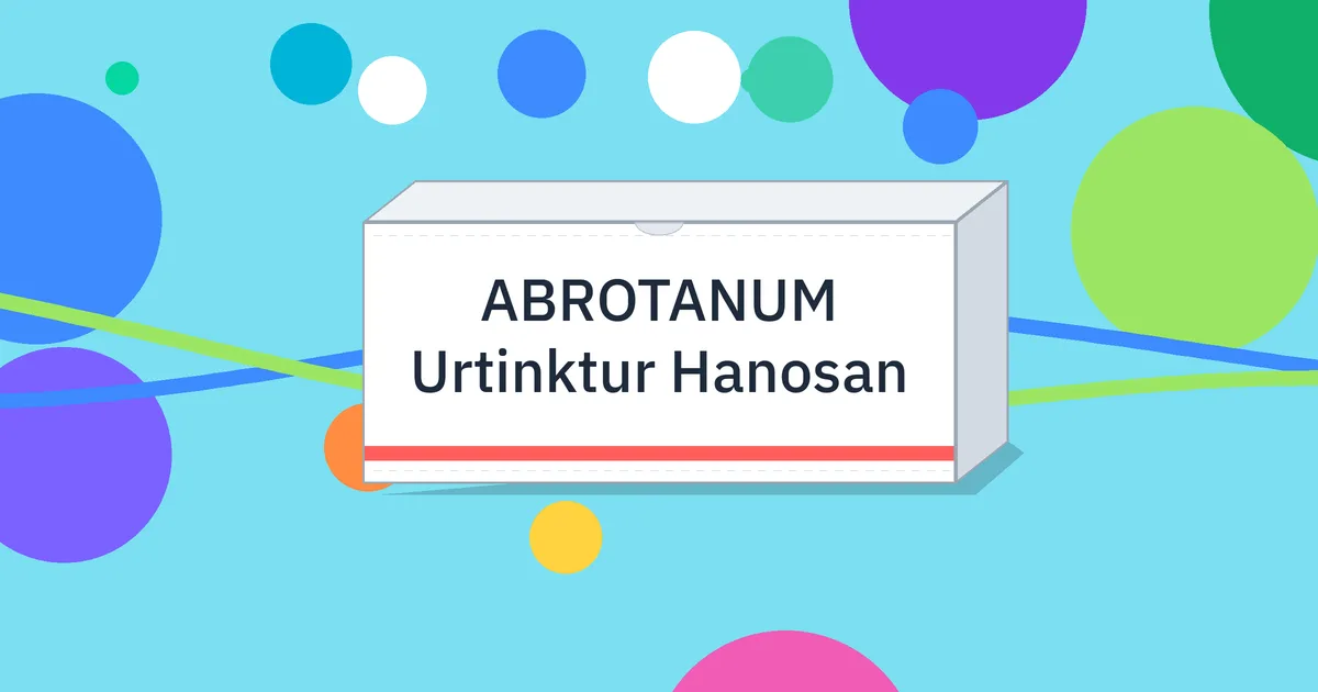 Symbolbild: Packung mit der Aufschrift ABROTANUM Urtinktur Hanosan (PZN 07430979) – Verfügbarkeit und Bezug in Apotheken in Frankfurt am Main
