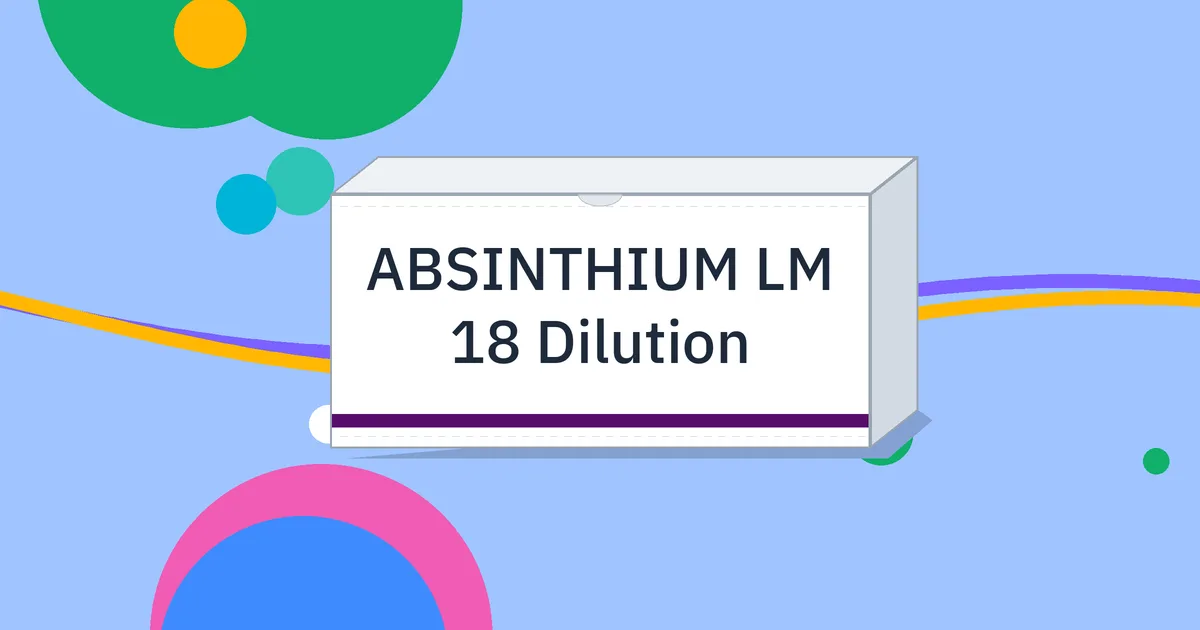 Symbolbild: Packung mit der Aufschrift ABSINTHIUM LM 18 Dilution (PZN 13261541) – Verfügbarkeit und Bezug in Apotheken in Frankfurt am Main