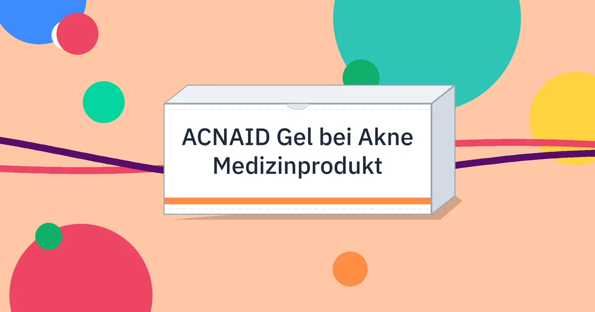 Symbolbild: Packung mit der Aufschrift ACNAID Gel bei Akne Medizinprodukt (PZN 11886076) – Verfügbarkeit und Bezug in Apotheken in Frankfurt am Main