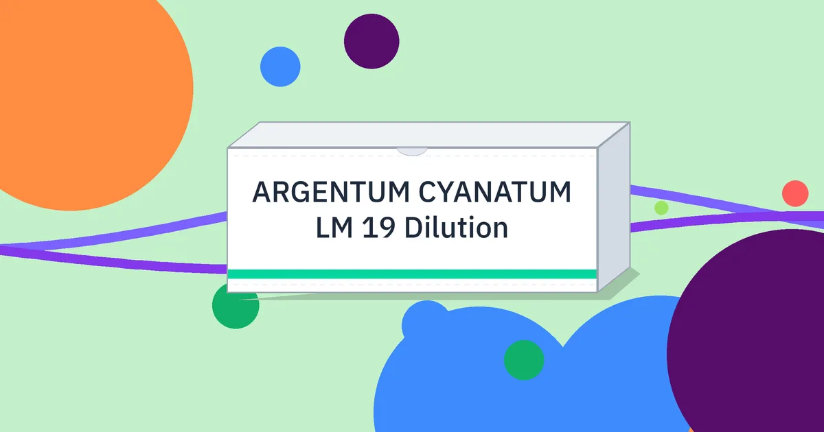 Symbolbild: Packung mit der Aufschrift ARGENTUM CYANATUM LM 19 Dilution (PZN 13390511) – Verfügbarkeit und Bezug in Apotheken in Frankfurt am Main