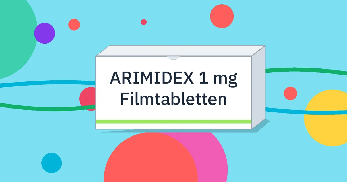 Symbolbild: Packung mit der Aufschrift ARIMIDEX 1 mg Filmtabletten (PZN 00313704) – Verfügbarkeit und Bezug in Apotheken in Frankfurt am Main