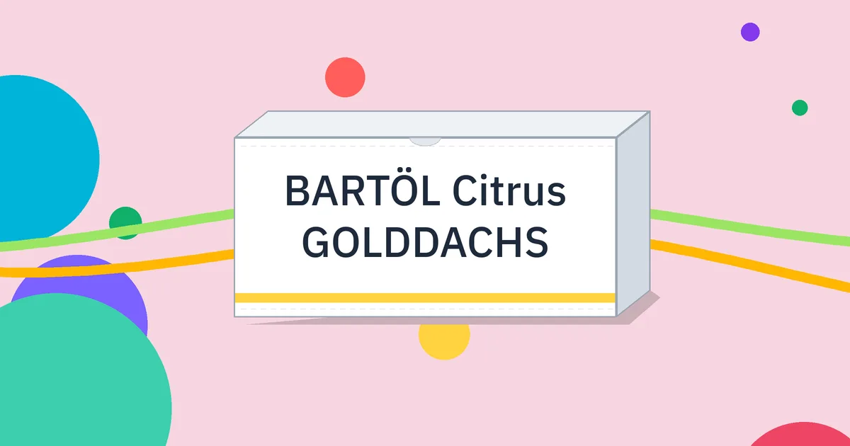 Symbolbild: Packung mit der Aufschrift BARTÖL Citrus GOLDDACHS (PZN 11321871) – Verfügbarkeit und Bezug in Apotheken in Frankfurt am Main
