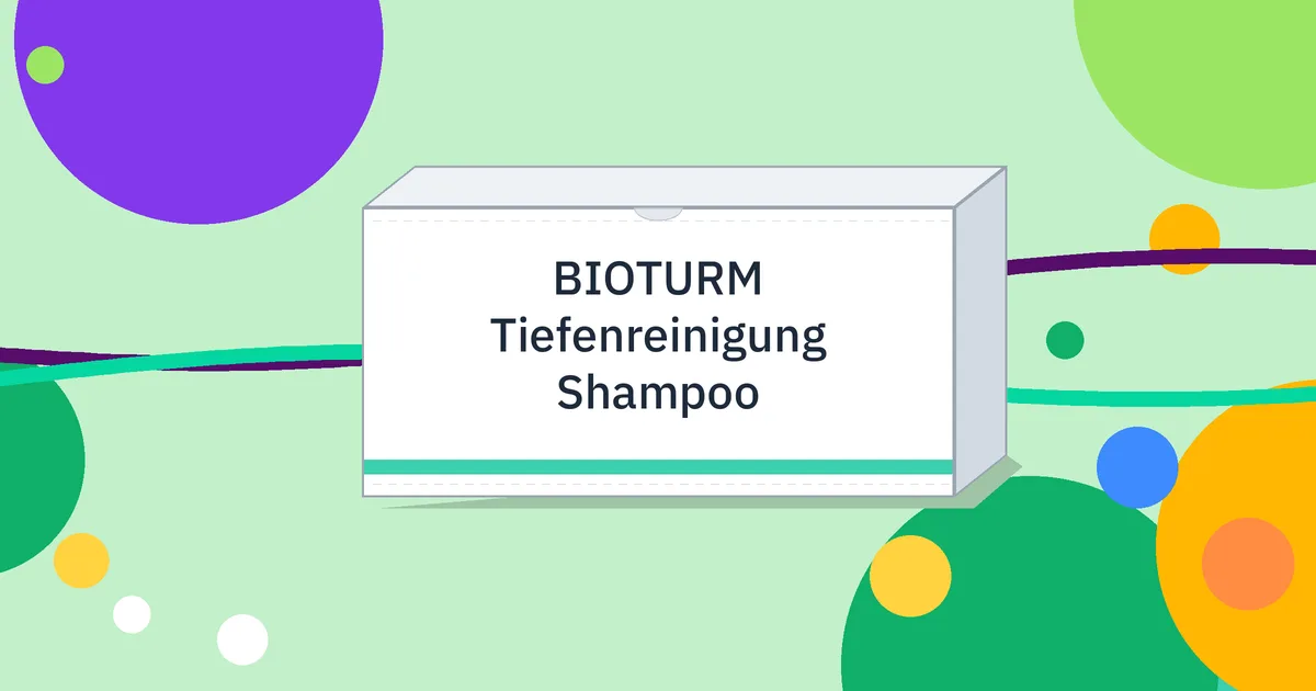 Symbolbild: Packung mit der Aufschrift BIOTURM Tiefenreinigung Shampoo (PZN 19449116) – Verfügbarkeit und Bezug in Apotheken in Frankfurt am Main