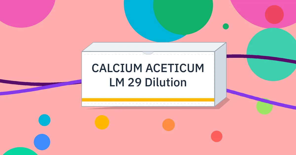 Symbolbild: Packung mit der Aufschrift CALCIUM ACETICUM LM 29 Dilution (PZN 13405980) – Verfügbarkeit und Bezug in Apotheken in Frankfurt am Main