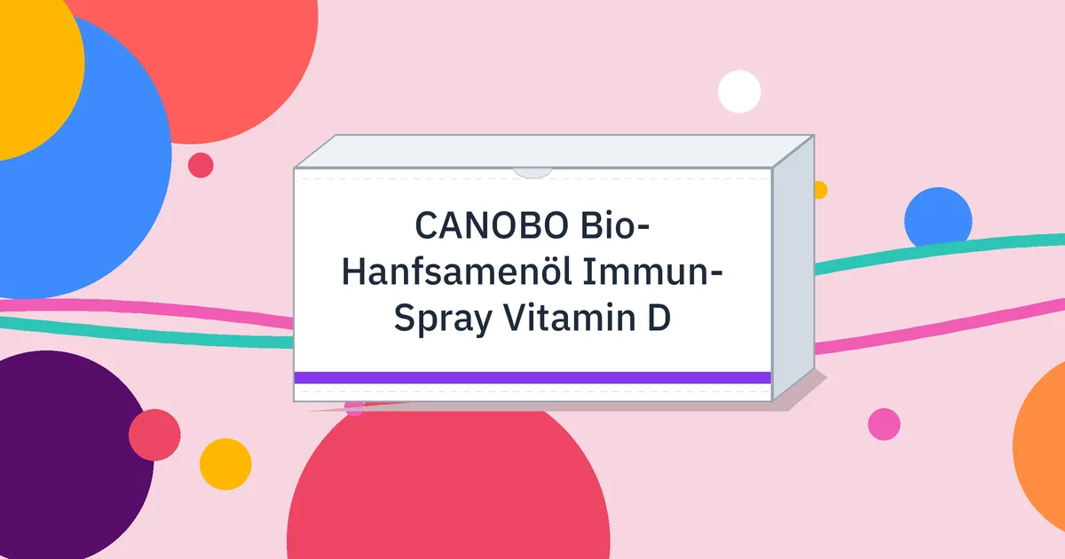 Symbolbild: Packung mit der Aufschrift CANOBO Bio-Hanfsamenöl Immun-Spray Vitamin D (PZN 17170752) – Verfügbarkeit und Bezug in Apotheken in Frankfurt am Main