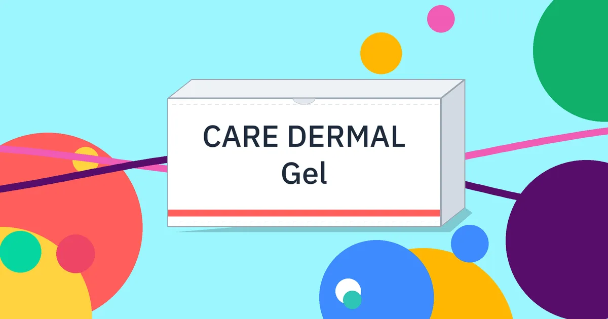Symbolbild: Packung mit der Aufschrift CARE DERMAL Gel (PZN 14043071) – Verfügbarkeit und Bezug in Apotheken in Frankfurt am Main