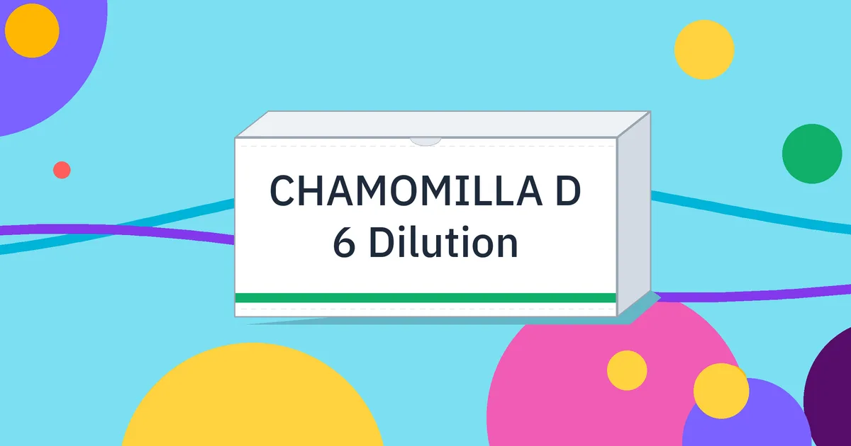 Symbolbild: Packung mit der Aufschrift CHAMOMILLA D 6 Dilution (PZN 01764797) – Verfügbarkeit und Bezug in Apotheken in Frankfurt am Main