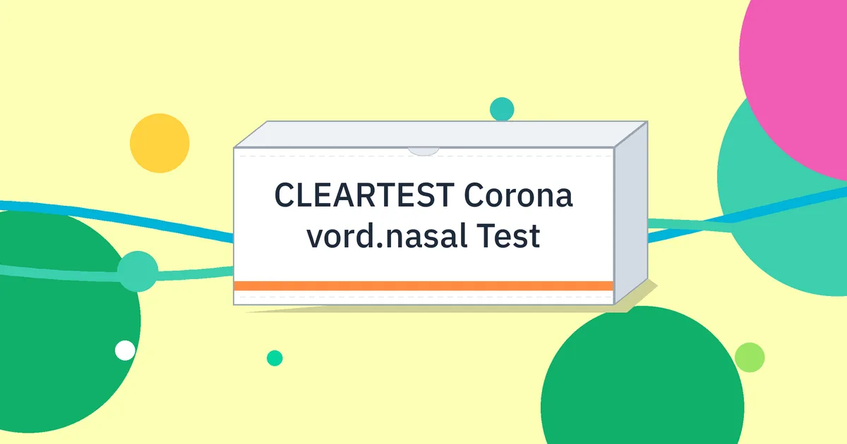 Symbolbild: Packung mit der Aufschrift CLEARTEST Corona vord.nasal Test (PZN 17940055) – Verfügbarkeit und Bezug in Apotheken in Frankfurt am Main